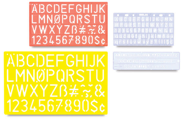 Helix Helix Lettering Guide Value Pack - Standard | BLICK Art Materials