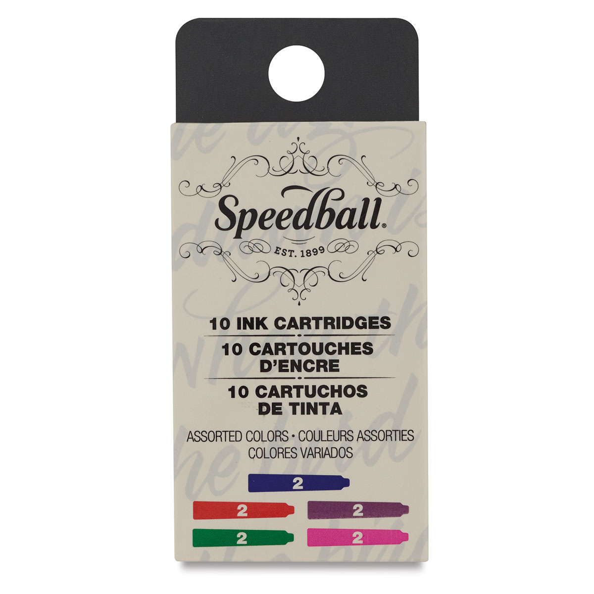 Speedball Calligraphy Fountain Pen Refills - Assorted Colors, Set of 10 ...