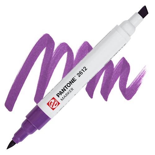 Pantone Dual Tip Marker - 2612 | BLICK Art Materials
