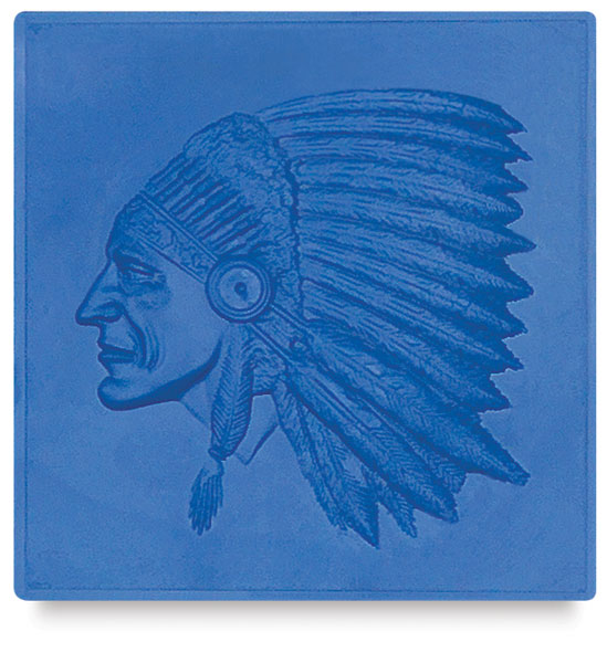 Metal Smith Mold - 4" x 4", Indian Chief | BLICK Art Materials