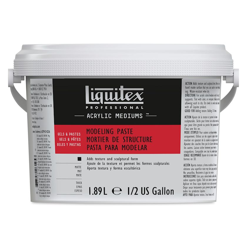 Liquitex Modeling Paste - 64 oz Bucket | BLICK Art Materials