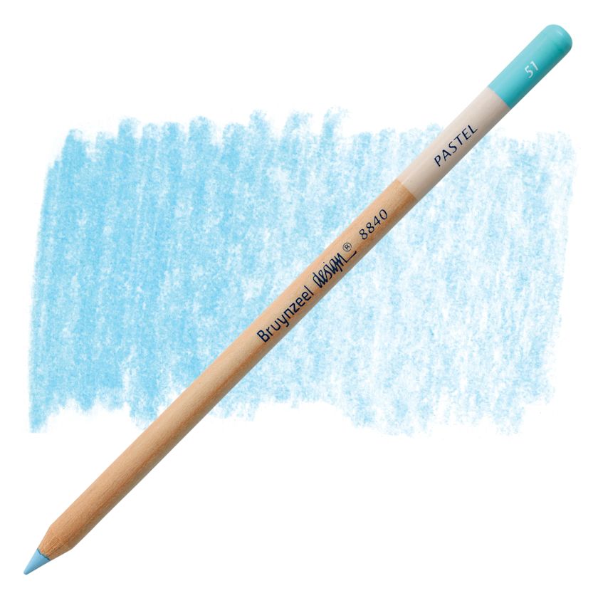 Bruynzeel Design Pastel Pencil - Light Blue 51 | BLICK Art Materials