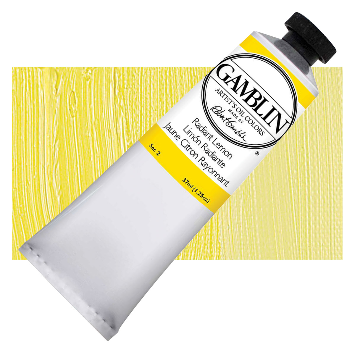 Gamblin Artist's Oil Color - Radiant Lemon, 37 ml tube | BLICK Art ...