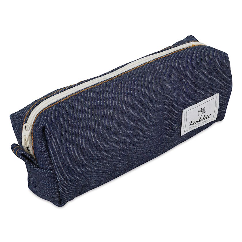 Luddite Canvas Box Pen Case - Denim | BLICK Art Materials