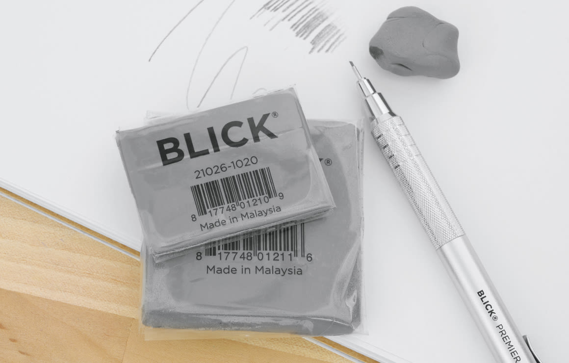 Different Types of Erasers Artists Use | BLICK Art Materials
