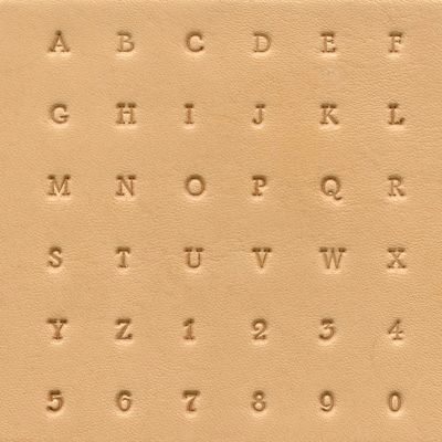 Leather Tooling Set - 1/8" Alphabet and Numbers, Set of 36 | BLICK Art ...