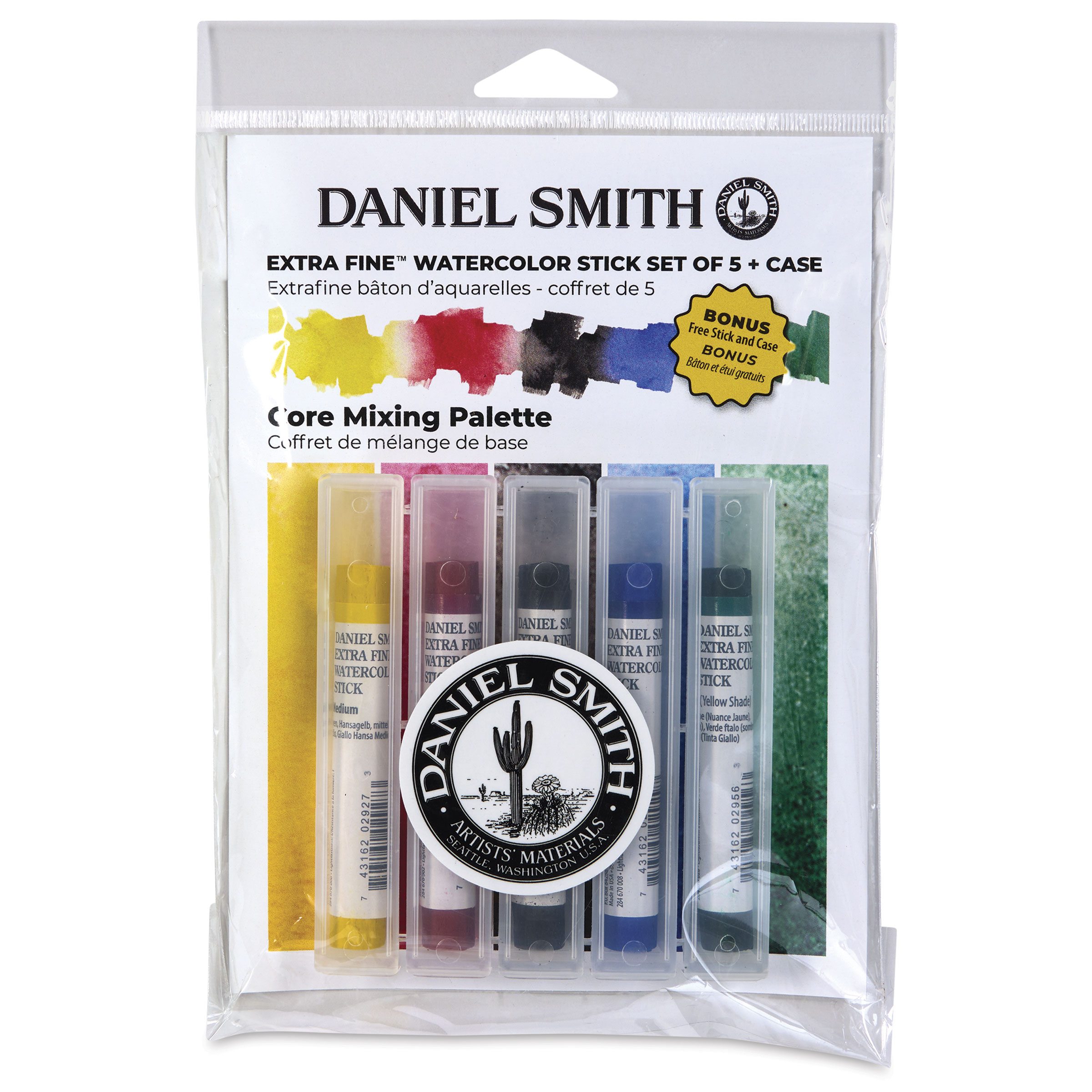Daniel Smith Watercolor Sticks - Core Mixing, Set of 5 | BLICK Art ...