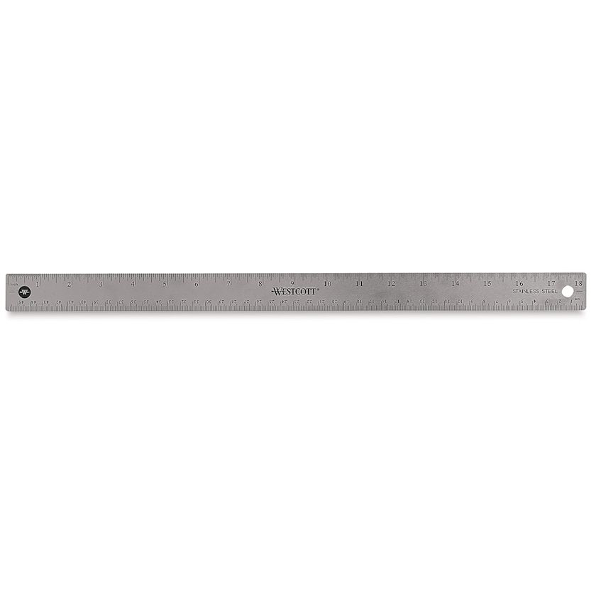 Westcott Flexible Stainless Steel Ruler - 18", Flexible | BLICK Art ...