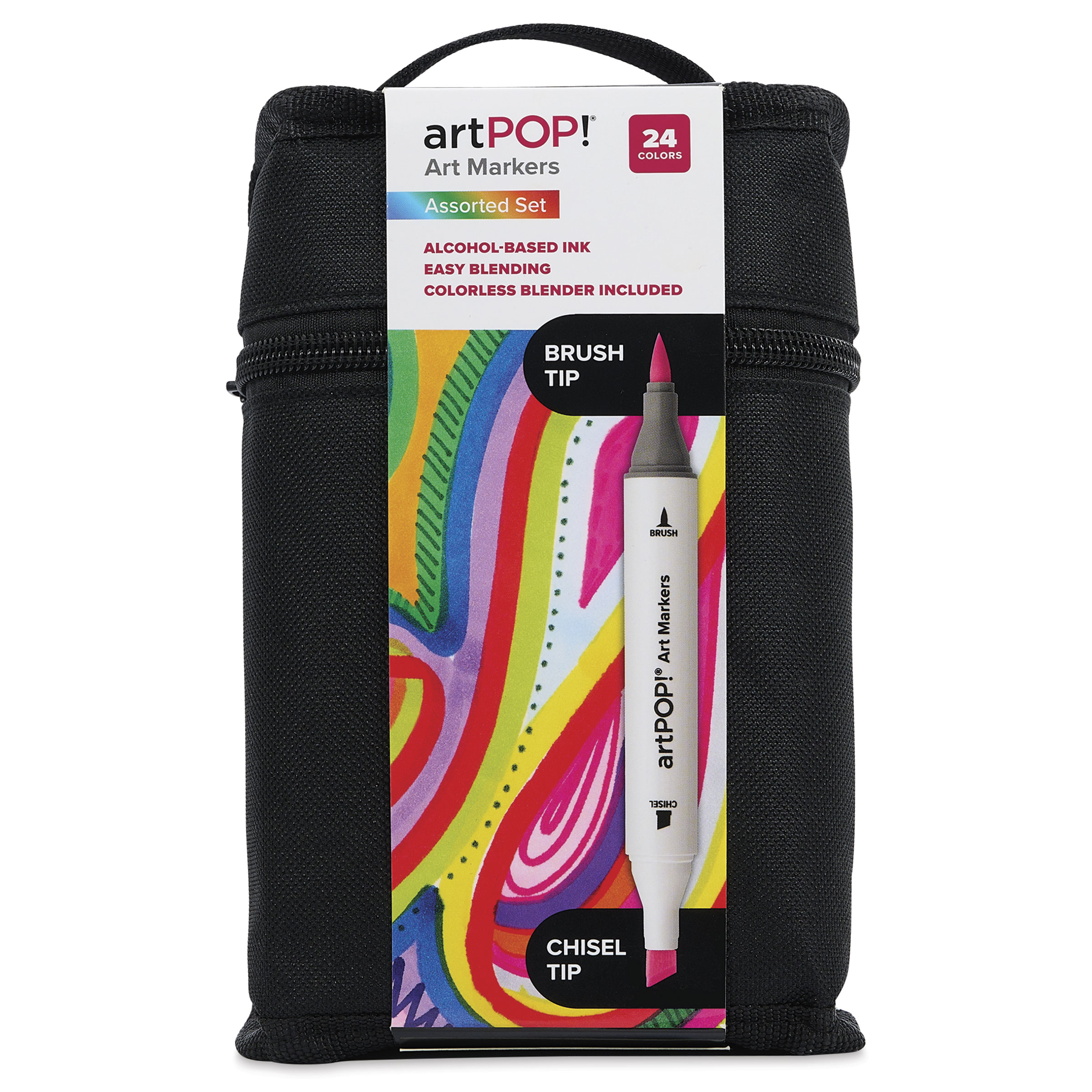 artPOP! Chisel and Brush Dual Tip Alcohol Marker Set - Set of 25 ...