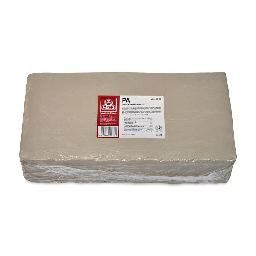 Sio-2 PA White Earthenware Clay | BLICK Art Materials