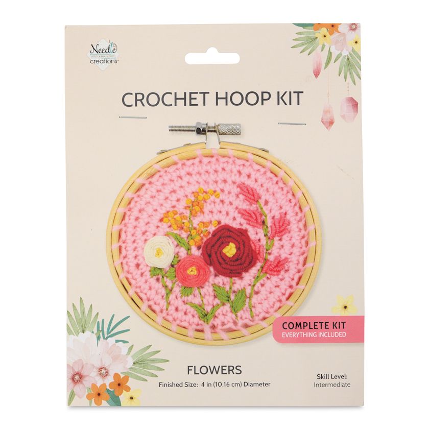 Needle Creations Crochet Hoop Kits | BLICK Art Materials