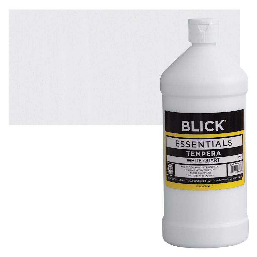 Blick Essentials Tempera - White, Quart | BLICK Art Materials