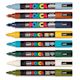 Posca Paint Markers - Set of 8, Earth Tone Colors, Medium Tip, 2.5 mm ...