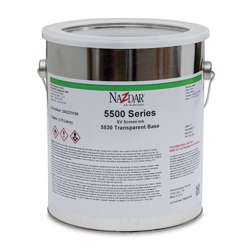 Nazdar 5500 Series Flat Poster Screen Ink Transparent Base | BLICK Art ...