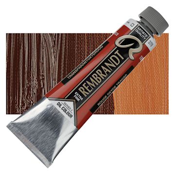 Rembrandt Artists' Oil Color - Transparent Oxide Red, 40 ml tube ...