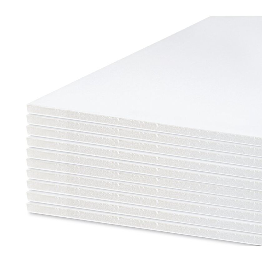 White Foam Board - 40" x 60" x 1/2", Pkg of 12 | BLICK Art Materials