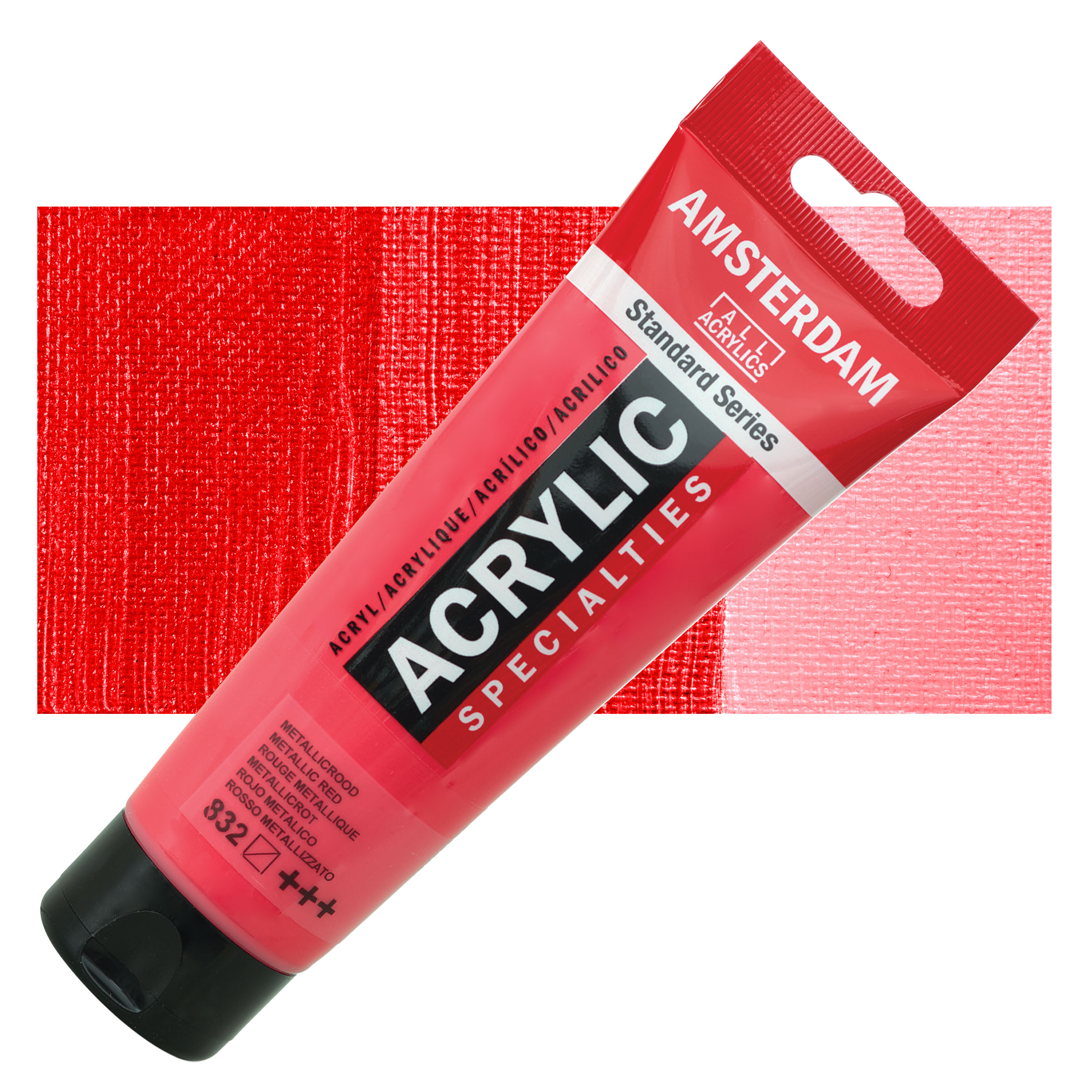 Amsterdam Standard Series Acrylic - Metallic Red, 120 ml tube | BLICK ...