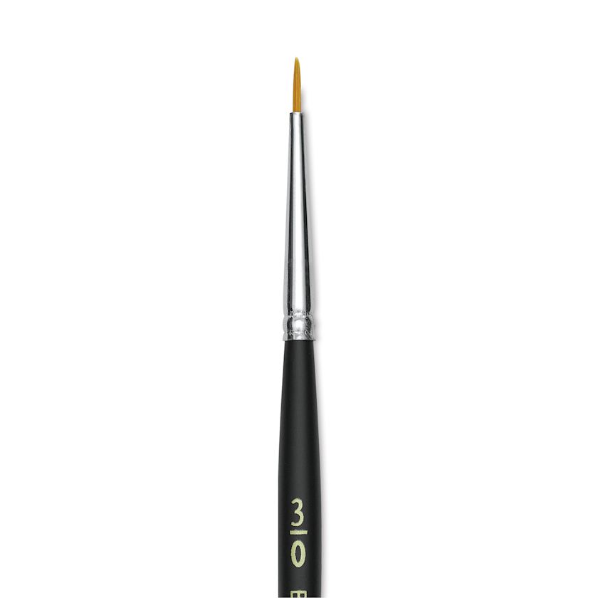Blick Masterstroke Golden Taklon Brush - Round, Short Handle, 3/0 ...