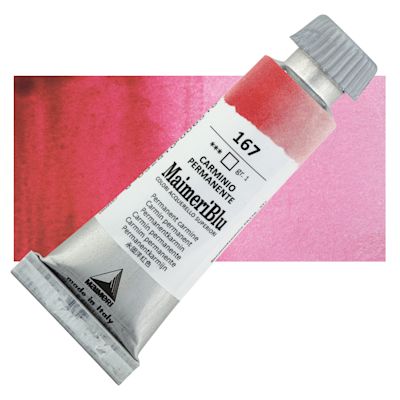 Maimeri Blu Artist Watercolor - Permanent Carmine, 12 ml Tube | BLICK ...