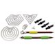 DiamondCore Geo Point Carving Tools - Set of 9 | BLICK Art Materials