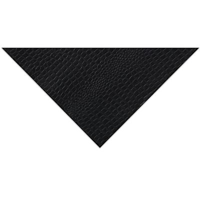 Black Ink Embossed Reptilian Paper - Shiny Black | BLICK Art Materials