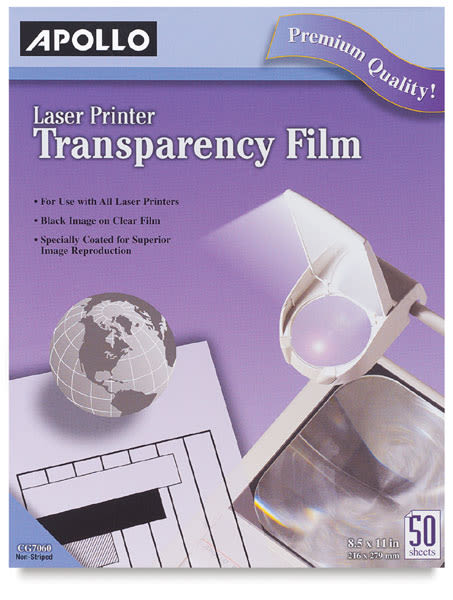 Apollo Transparency Film | BLICK Art Materials