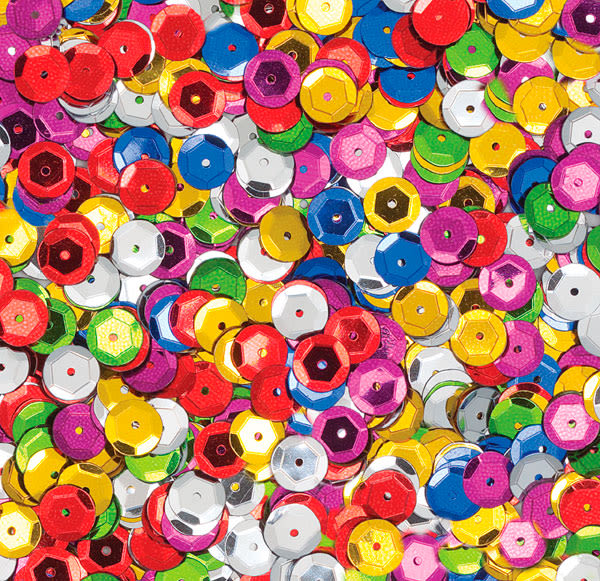 Creativity Street Cupped Sequins - Assorted Colors, 8 mm, 1 oz | BLICK ...
