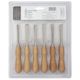 Excel Blades Deluxe Woodcarving Chisels - Set of 6 | BLICK Art Materials