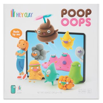 Fat Brain Toys Hey Clay Kit - Poop Oops | BLICK Art Materials