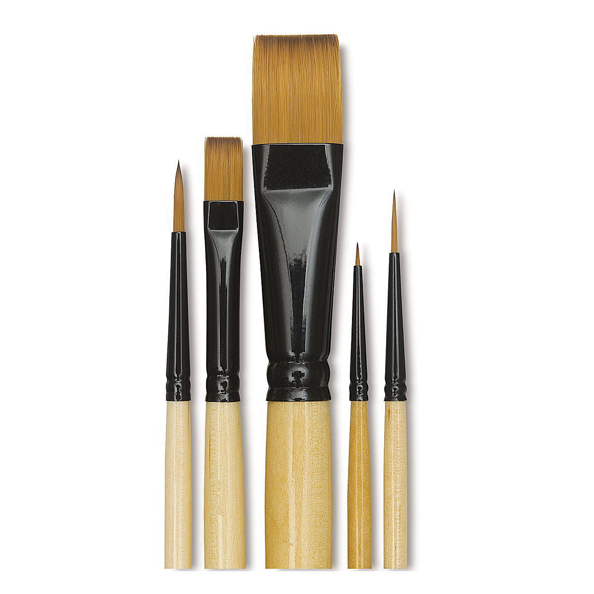 Dynasty Black Gold Decor Set - Decorative Starter Brushes, Set of 5 ...
