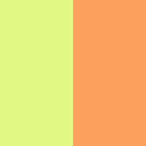 Rexlace Duo - 100 yards, Neon Yellow/Neon Orange | BLICK Art Materials