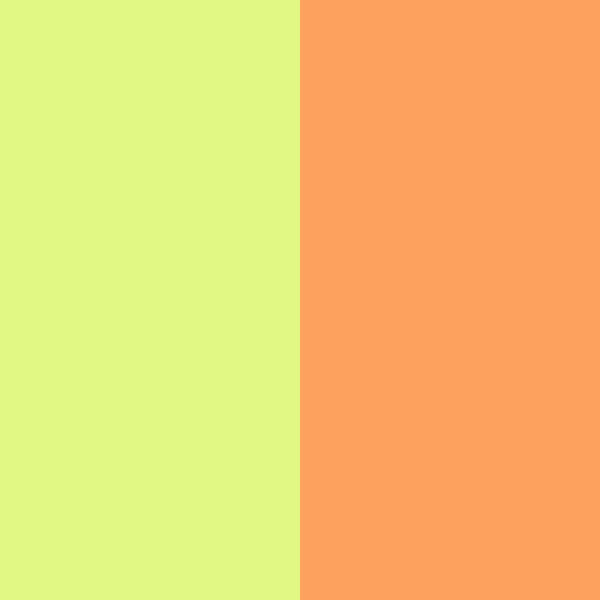 Rexlace Duo - 100 yards, Neon Yellow/Neon Orange | BLICK Art Materials