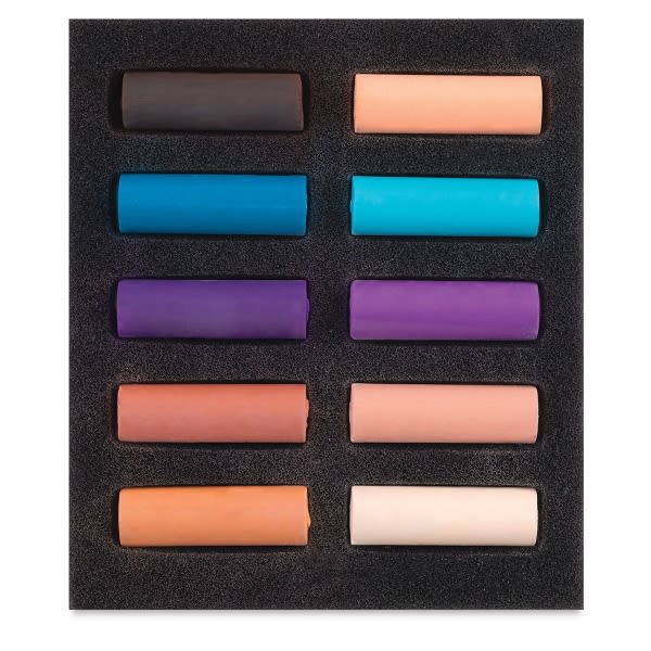 Rembrandt Soft Pastel Set - Desert Palette, Set of 10 Half Sticks ...