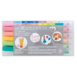 Zig Clean Color Dot Markers and Sets - Set of 12 | BLICK Art Materials