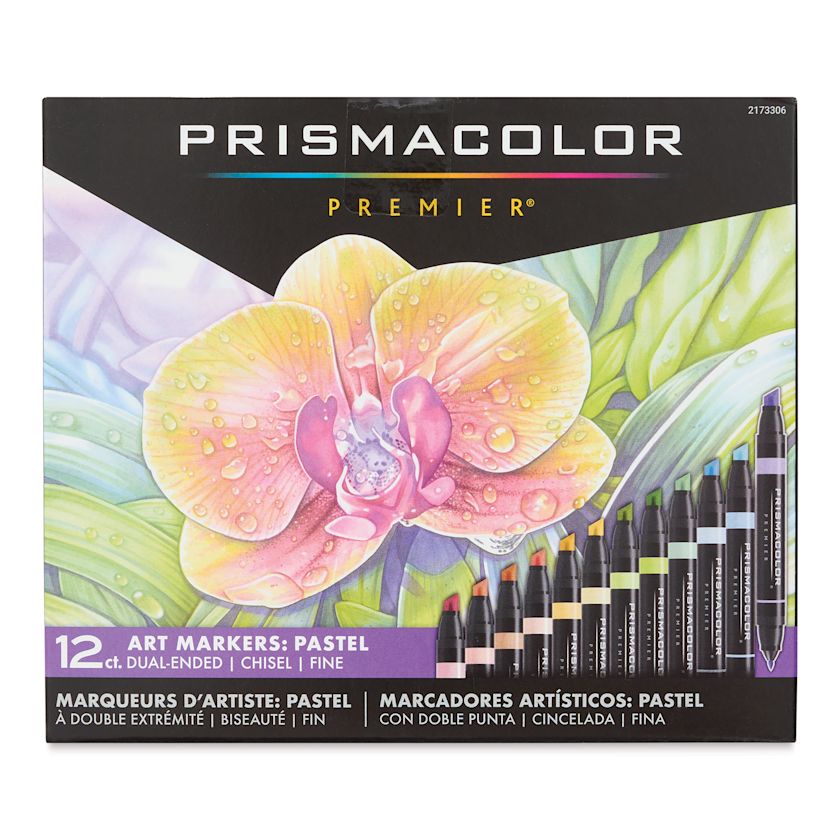 Prismacolor Premier Dual-Ended Art Markers - Pastel, Set of 12 | BLICK ...