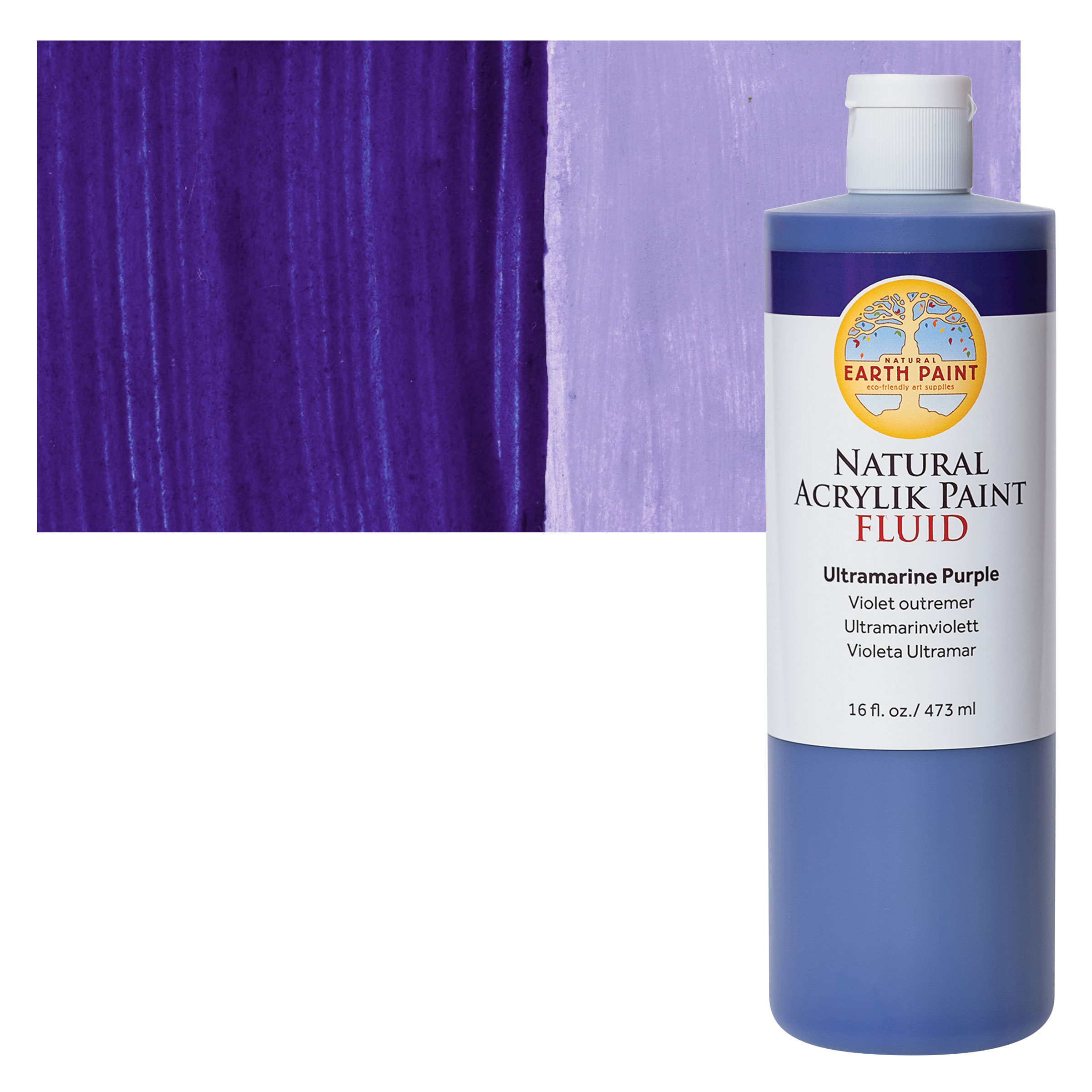 Natural Earth Paint Natural Fluid Acrylik Paint - Ultramarine Purple ...