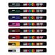 Posca Paint Markers - Set of 8, Dark Colors, Medium Tip, 2.5 mm | BLICK ...