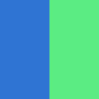 Rexlace Duo - 100 yards, Neon Blue/Neon Green | BLICK Art Materials
