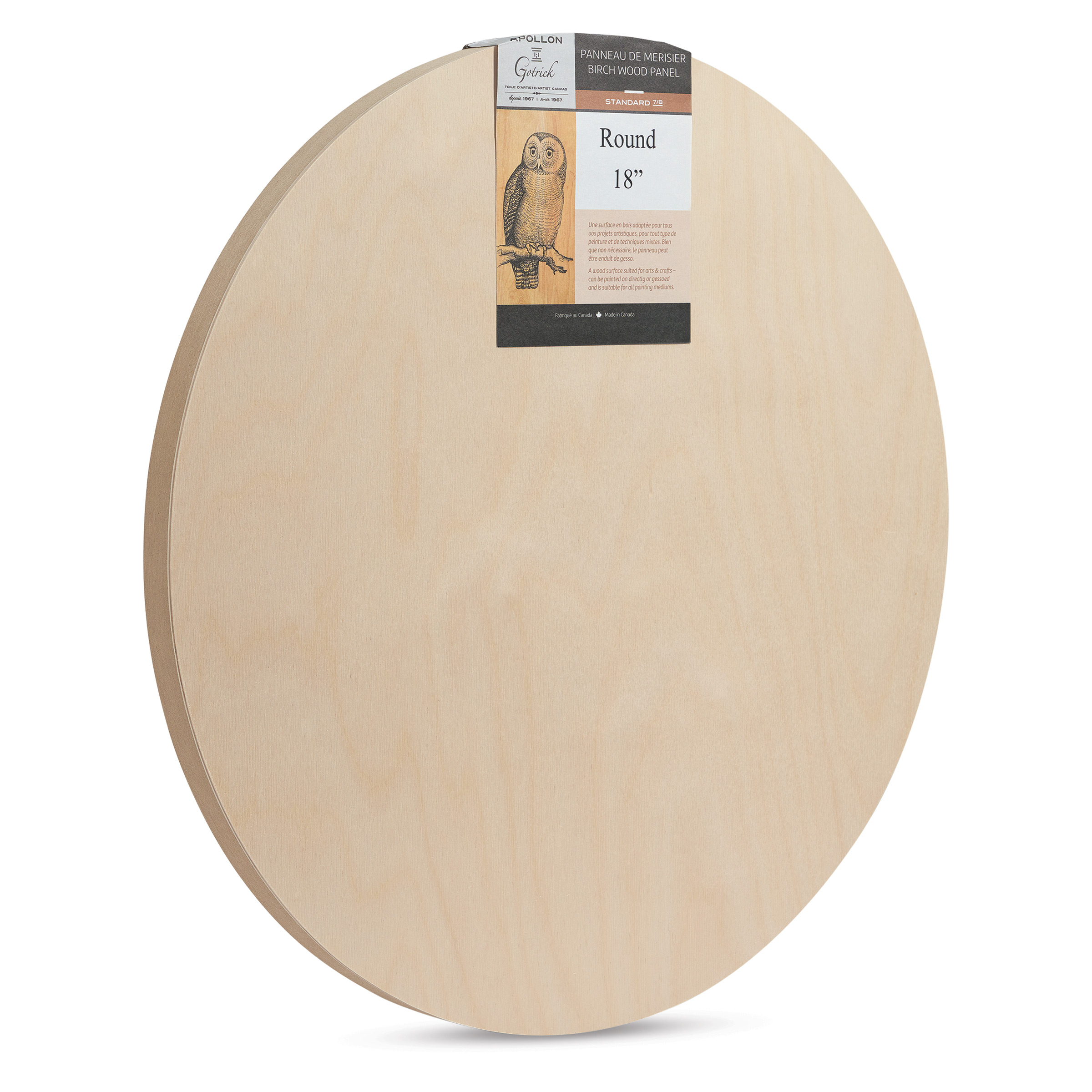 Apollon Gotrick Round Wood Panels | BLICK Art Materials
