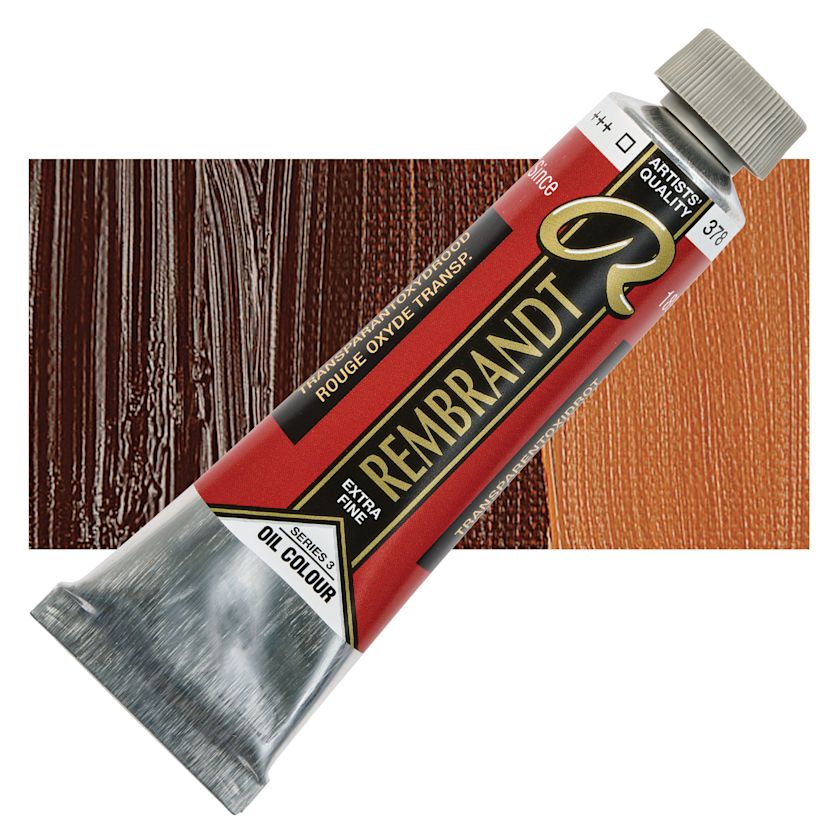Rembrandt Artists' Oil Color - Transparent Oxide Red, 40 ml tube ...