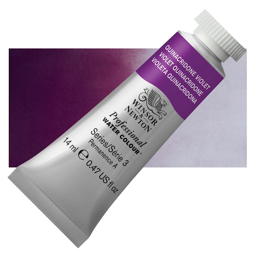 Winsor & Newton Professional Watercolor - Quinacridone Violet, 14 ml ...