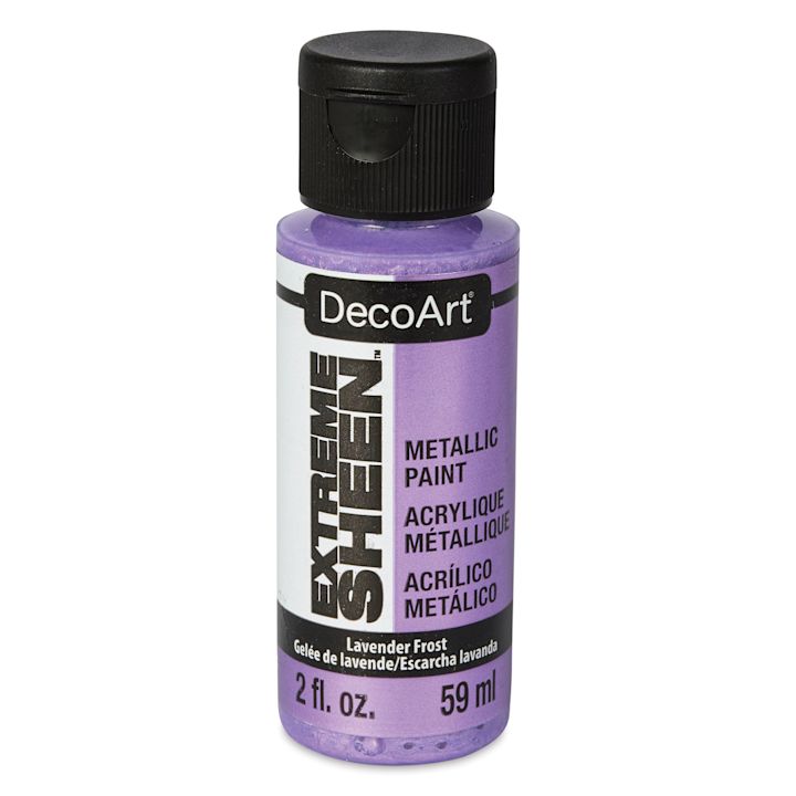 DecoArt Extreme Sheen Metallic Acrylic Paint - Lavender Frost, 2 oz ...