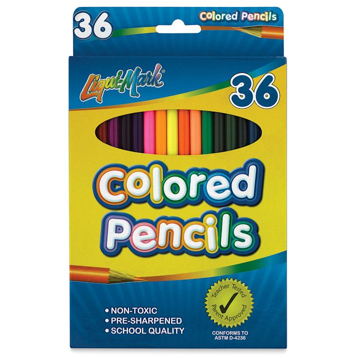 Liqui-Mark Colored Pencil Set - Assorted Colors, Set of 36 | BLICK Art ...