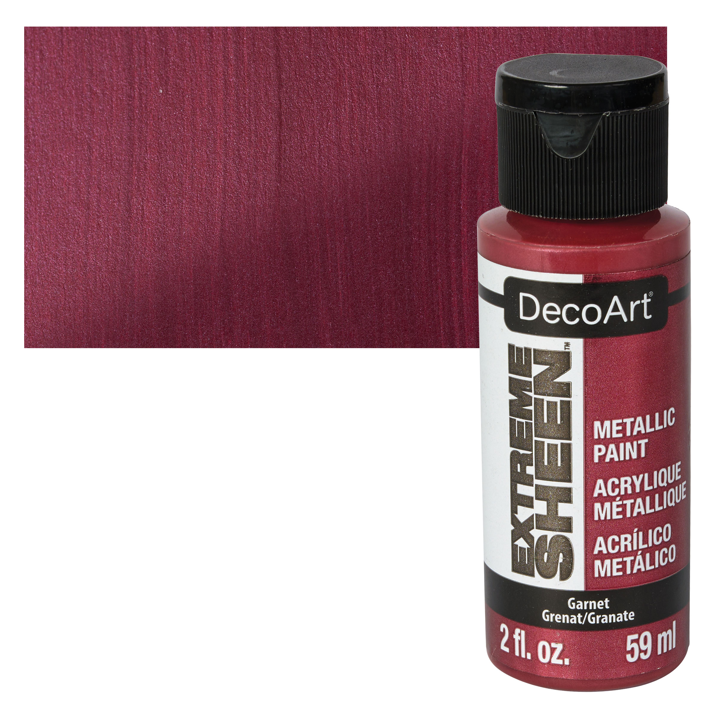 DecoArt Extreme Sheen Metallic Acrylic Paint - Garnet, 2 oz | BLICK Art ...