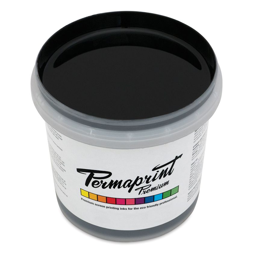 Permaprint Premium Screen Ink - Process Black, 1 L | BLICK Art Materials
