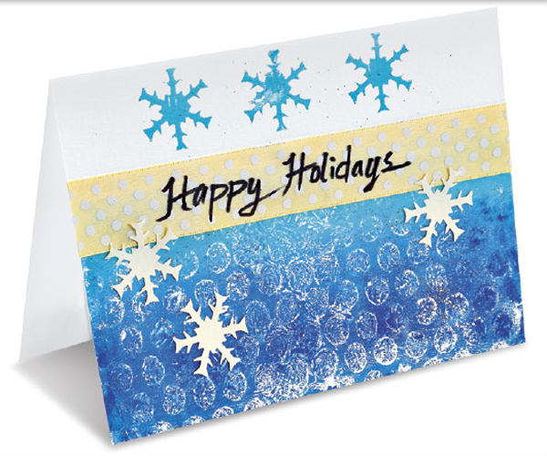 Handmade Holiday Card - Project Idea | BLICK Art Materials