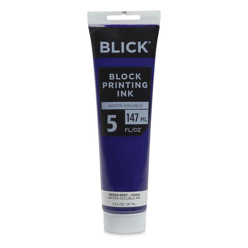 Blick Water-Soluble Block Printing Ink - Violet, 5 oz Tube | BLICK Art ...