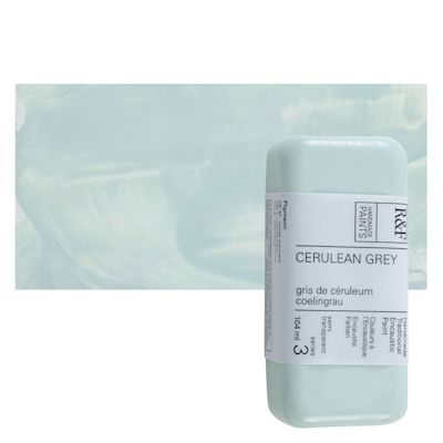 R&F Encaustic Paint Block - Cerulean Grey, 104 ml block | BLICK Art ...