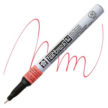 Sakura Pen-Touch Paint Marker - Extra Fine Tip, Fluorescent Red | BLICK ...