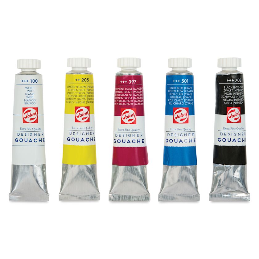 Royal Talens Gouache - Mixing Set of 5, 20 ml tubes | BLICK Art Materials